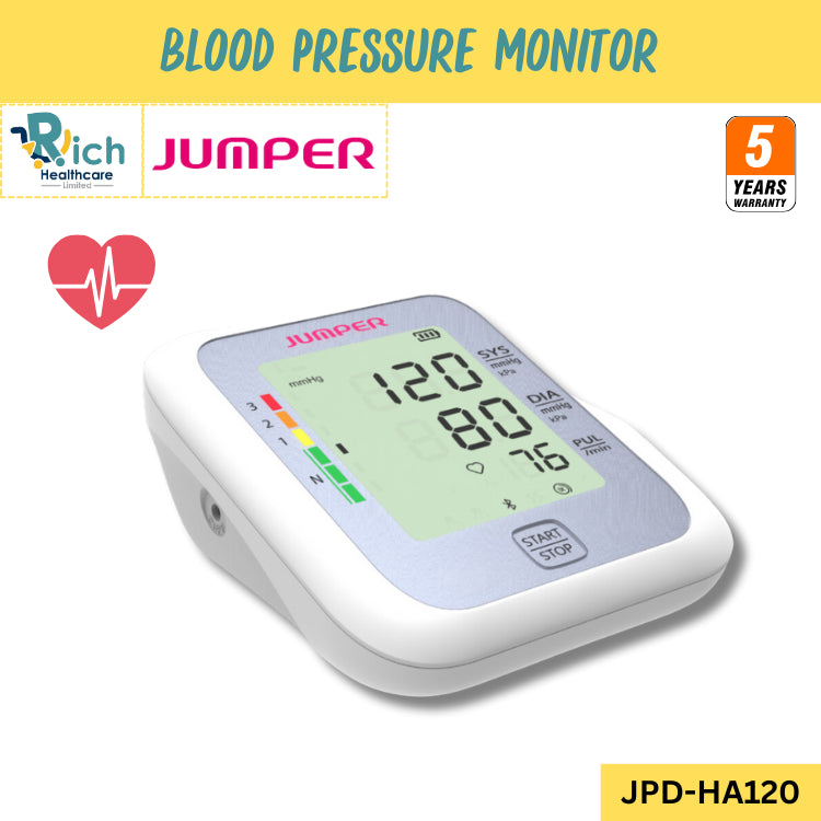 Jumper Blood Pressure Monitor เครื่องวัดความดันโลหิต รุ่น JPD-HA120 [ร ...