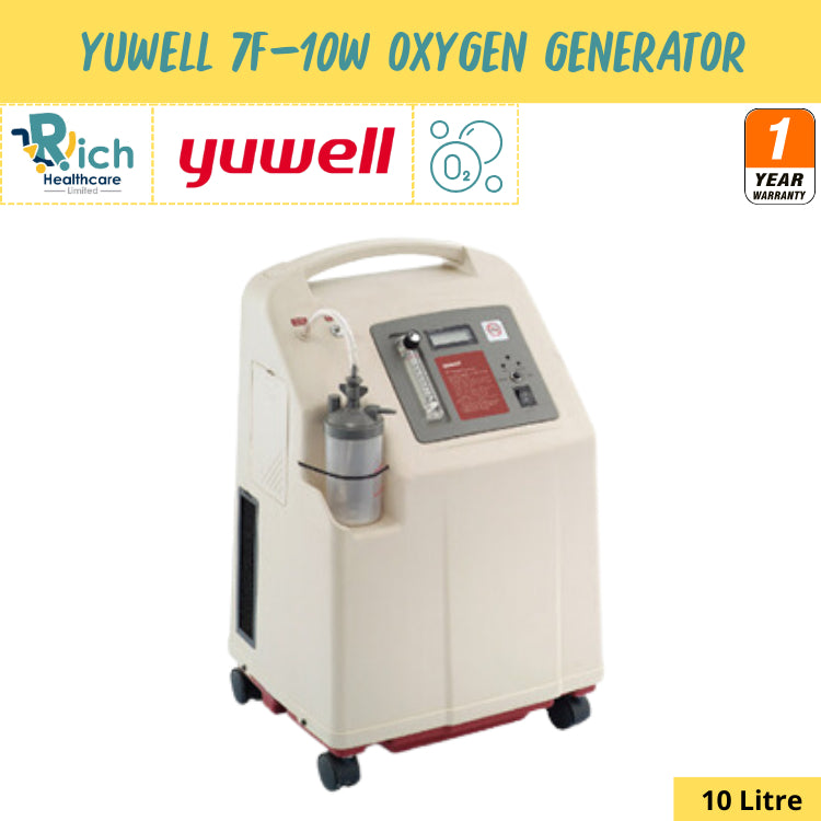 Yuwell Oxygen Concentrator (Oxygen Generator) 10 liters, 7F-10W [1 yea ...