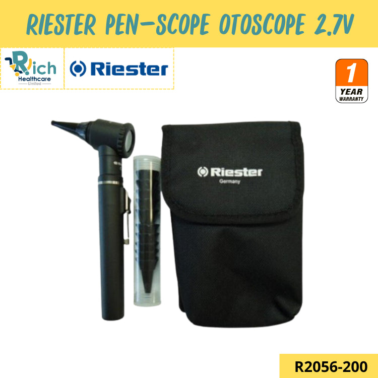 Riester ชุดตรวจหู รุ่น pen-scope Otoscope, 2.7V (R2056-200) [รับประกัน ...